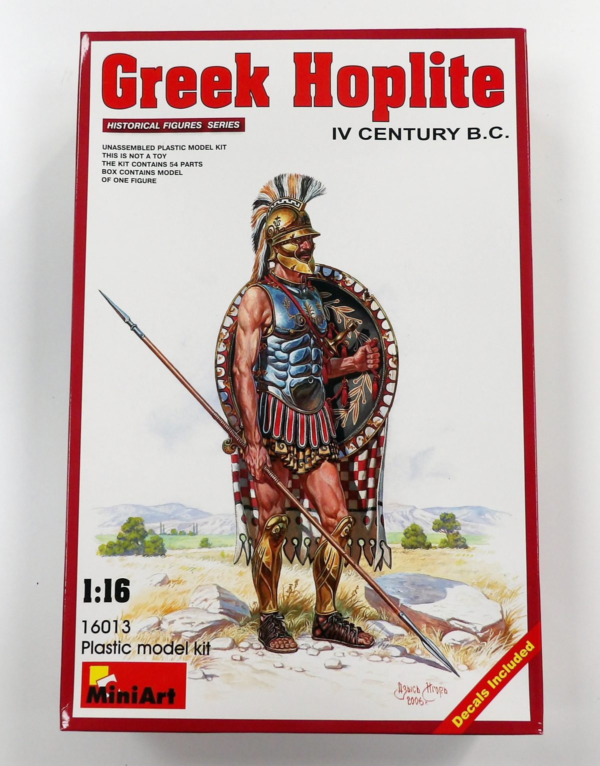Construction of Miniart Greek Hoplite – Space Craft