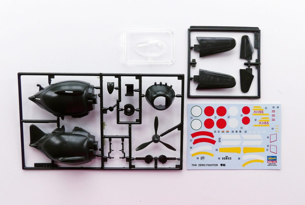 Construction of Hasegawa Zero Fighter (Egg Plane) | Space Craft