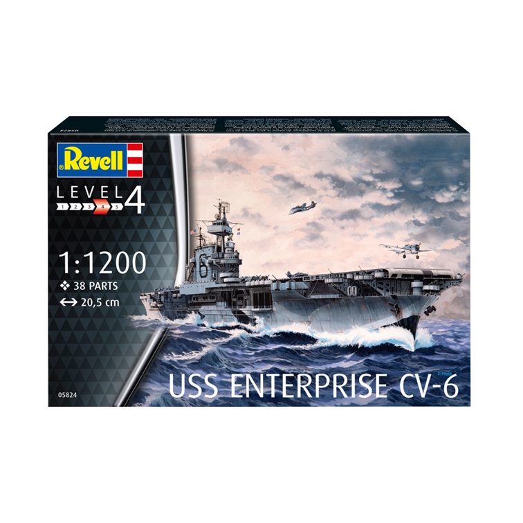 R05824 Revell USS Enterprise CV-6 1:1200 – Space Craft