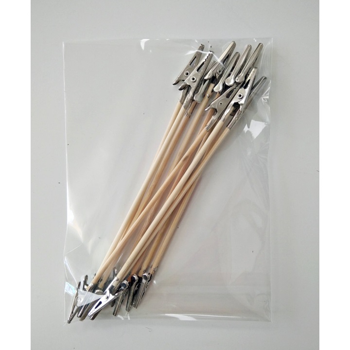 CC003 Ten Double Ended Crocodile Clips – Space Craft