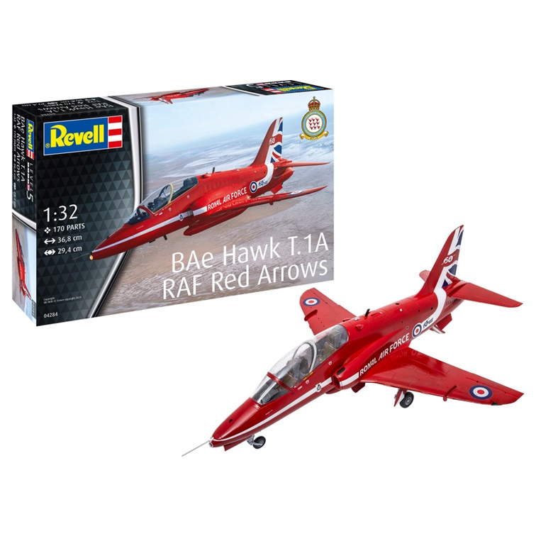 R04284 Revell Bae Hawk T.1A RAF Red Arrows 1:32 | Space Craft